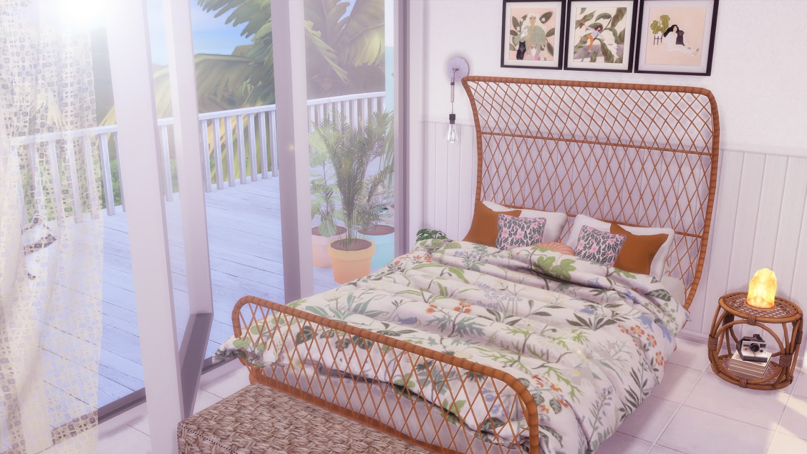 SIMS 4 | SURF STYLE DECOR | BEACH HOUSE | CASA DE PRAIA | DL + CC ...