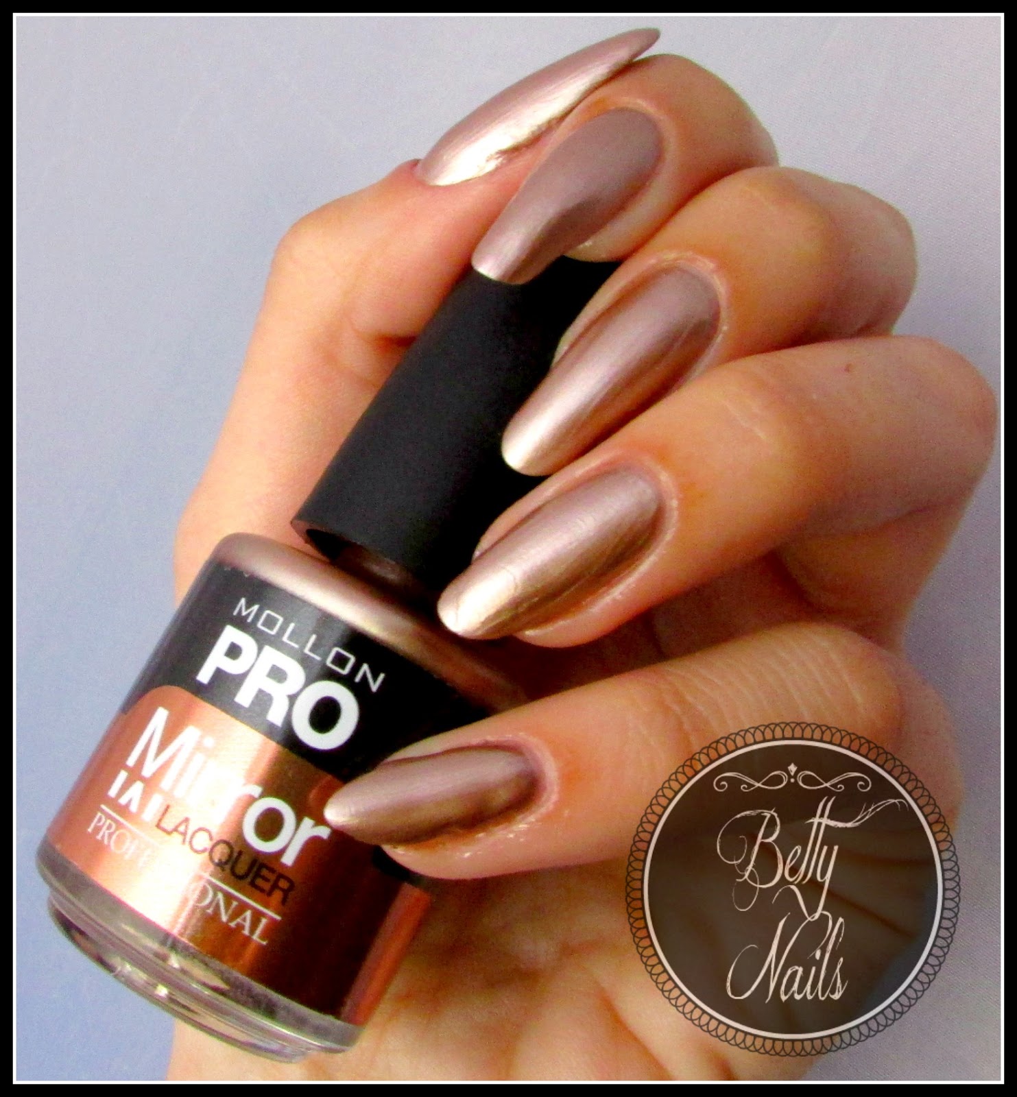 Betty Nails: Mollon Pro Mirror Lacquer * Swatches & Review