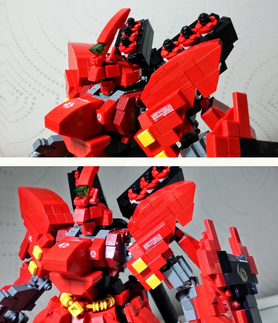 GUNDAM GUY: GUNDAM LEGO: MSN-04 Sazabi