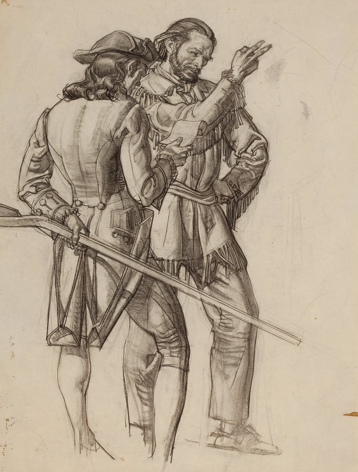 Figure Drawing Professor: Dean Cornwell- figurative studies