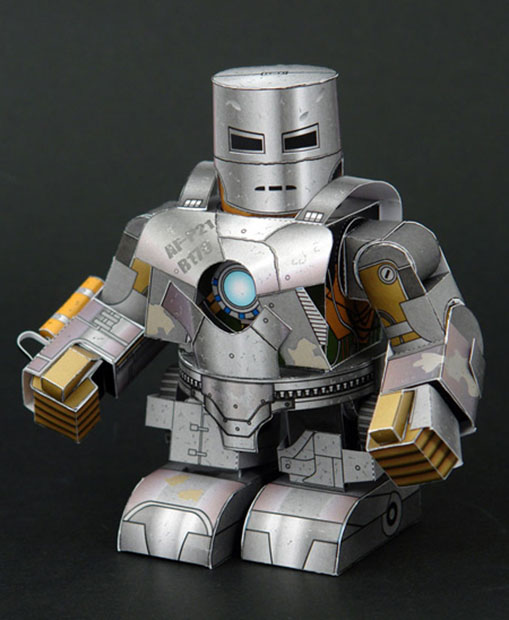 Iron Man Mark I SD Papercraft | Paperized Crafts