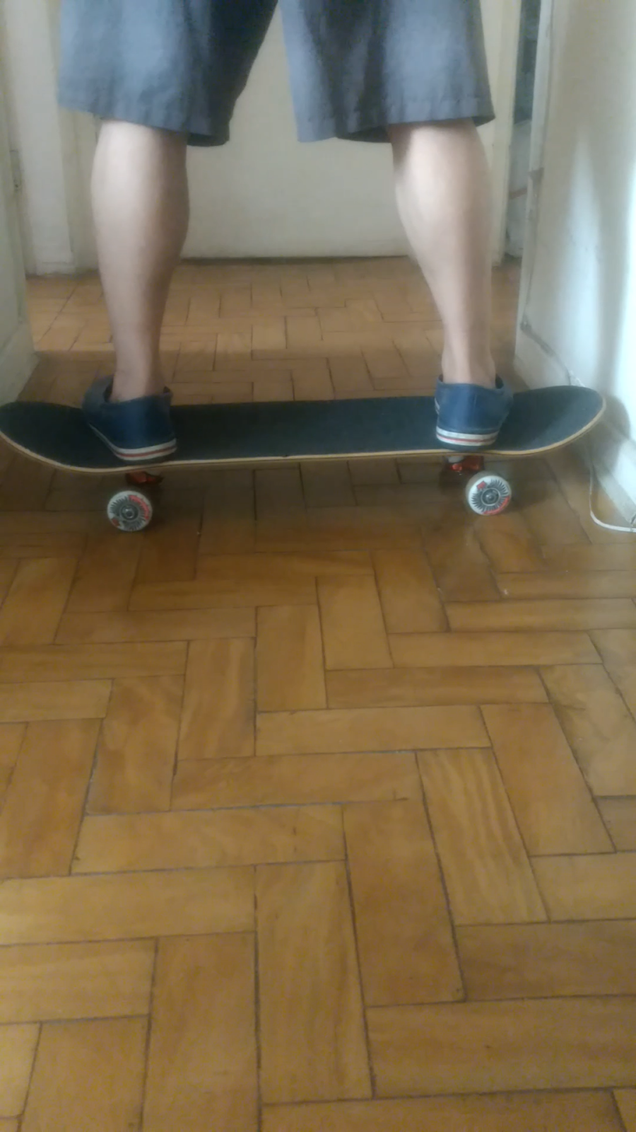Skate com bengala