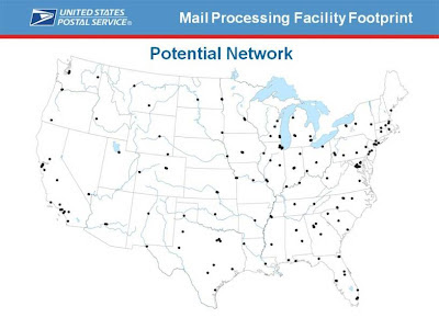 Dead Tree Edition: Redrawing the Map: A Look at USPS' Network ...