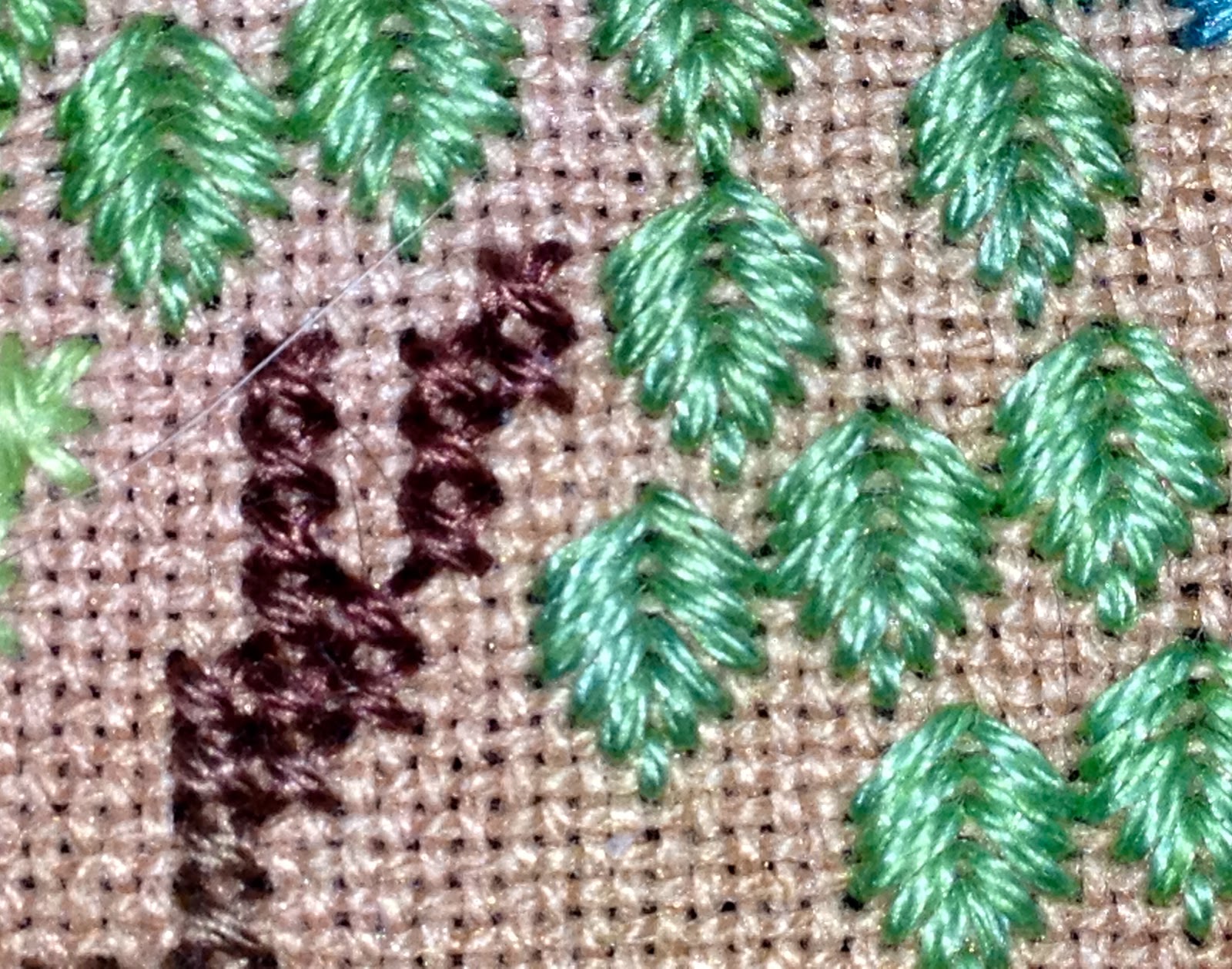 Kim's Stitching Blog: Tree of Stitches - Finished!