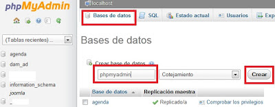 Alcasoft: phpMyAdmin: activar el diseñador