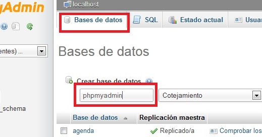 Alcasoft: phpMyAdmin: activar el diseñador