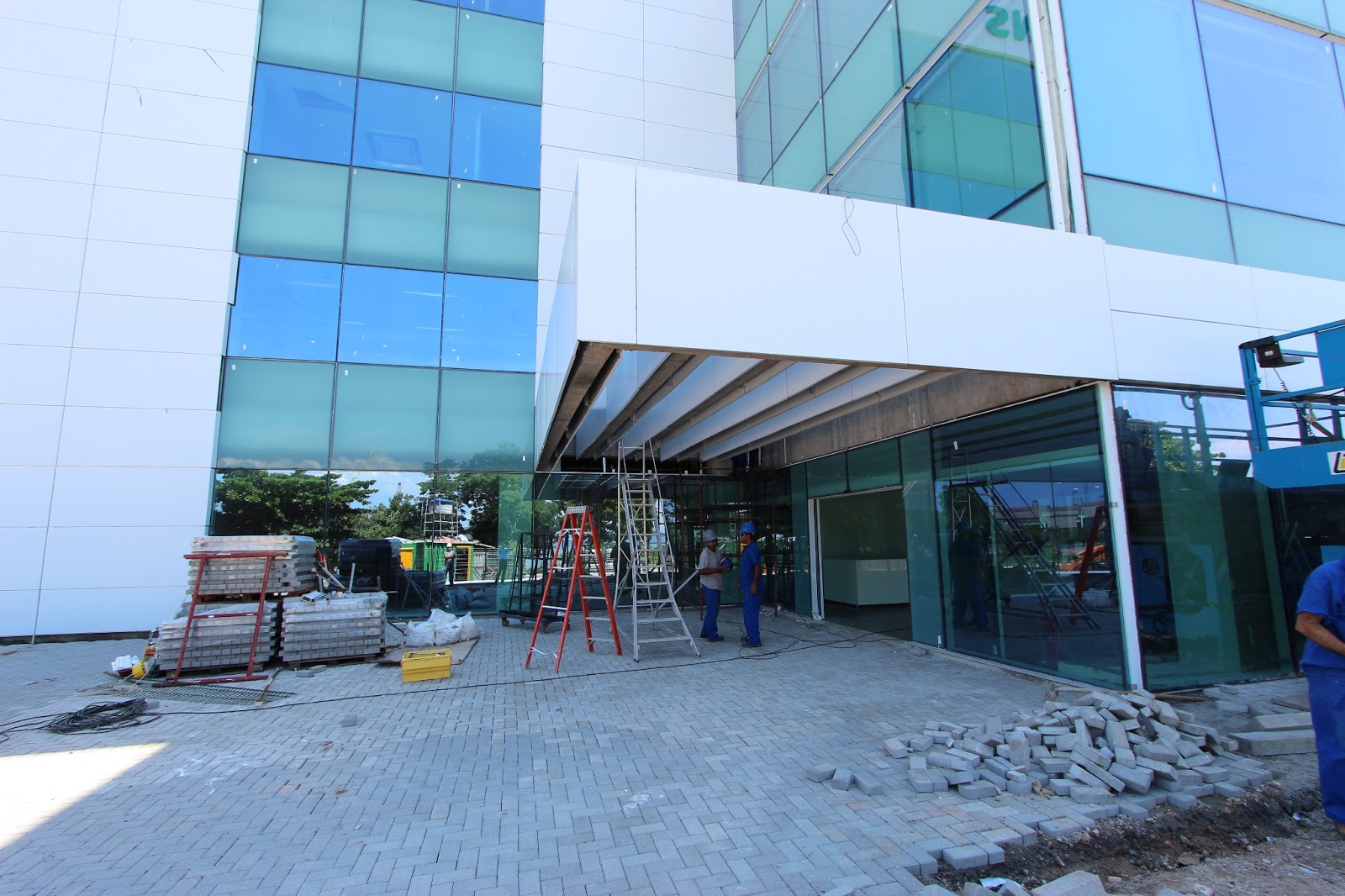 Fotos da obra do Centro de P&D Siemens Rio. | Eficiência Energética e ...