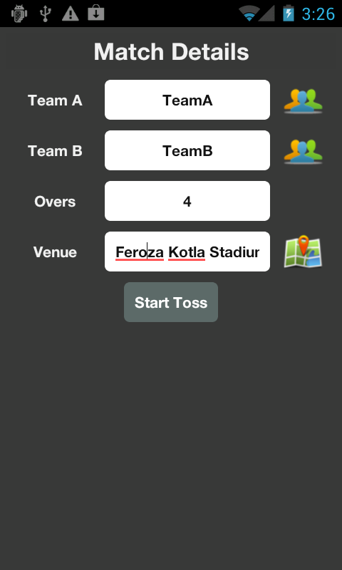 My tutorials: Gully Cricket Scorer - Cricket scoring android app
