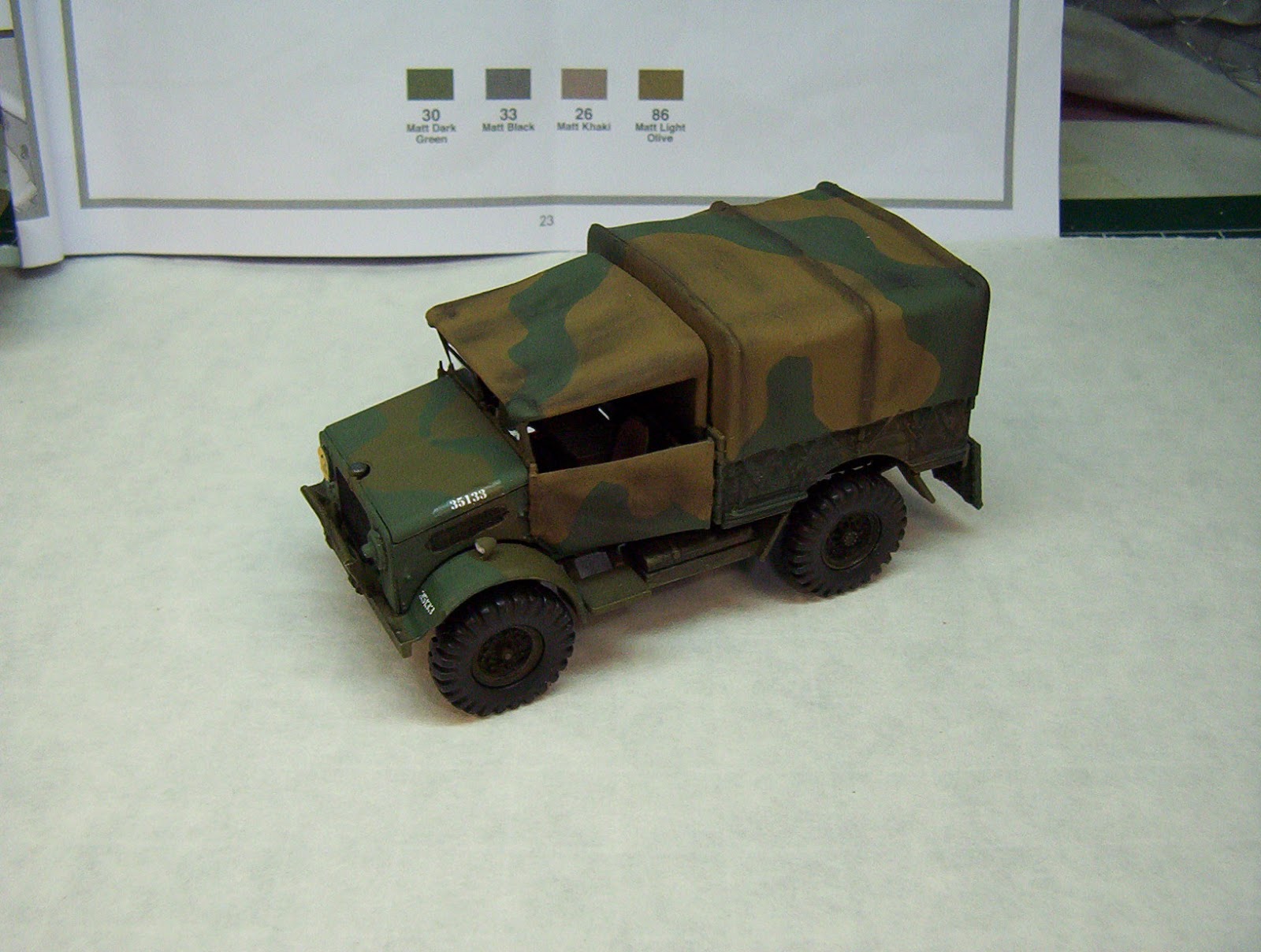 Scale Model Hobby: Bedford MWD 1:48 scale