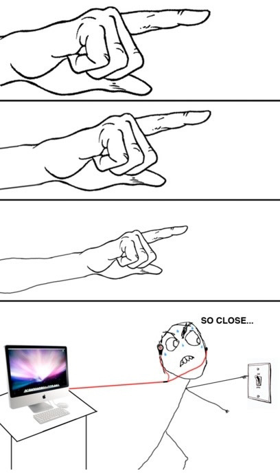 Just for fun pic: Almost There - So Close