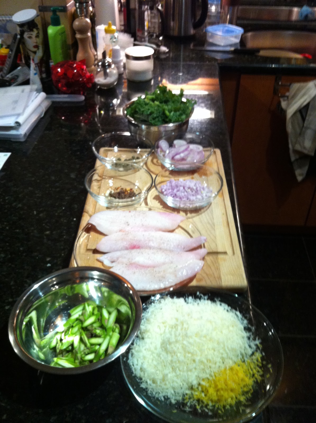 Fed by Lou: What we ate: Pan fried ocean perch, sauteed Kale and ...