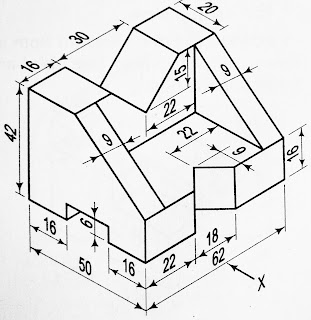 orthographic projection-7 in first angle and third angle explained by 3 ...