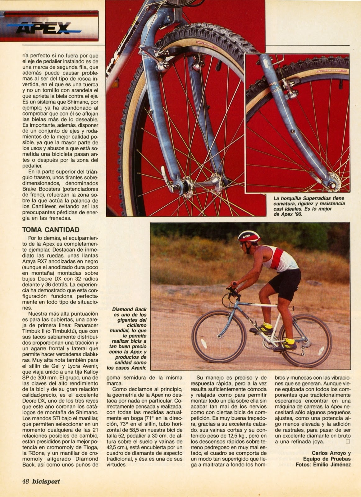 Analisis de Maquinas: Diamond Back APEX (1990)