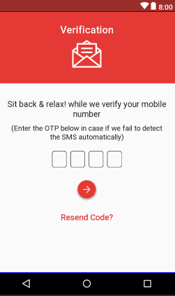 How to getting OTP from BroadcastReceiver
