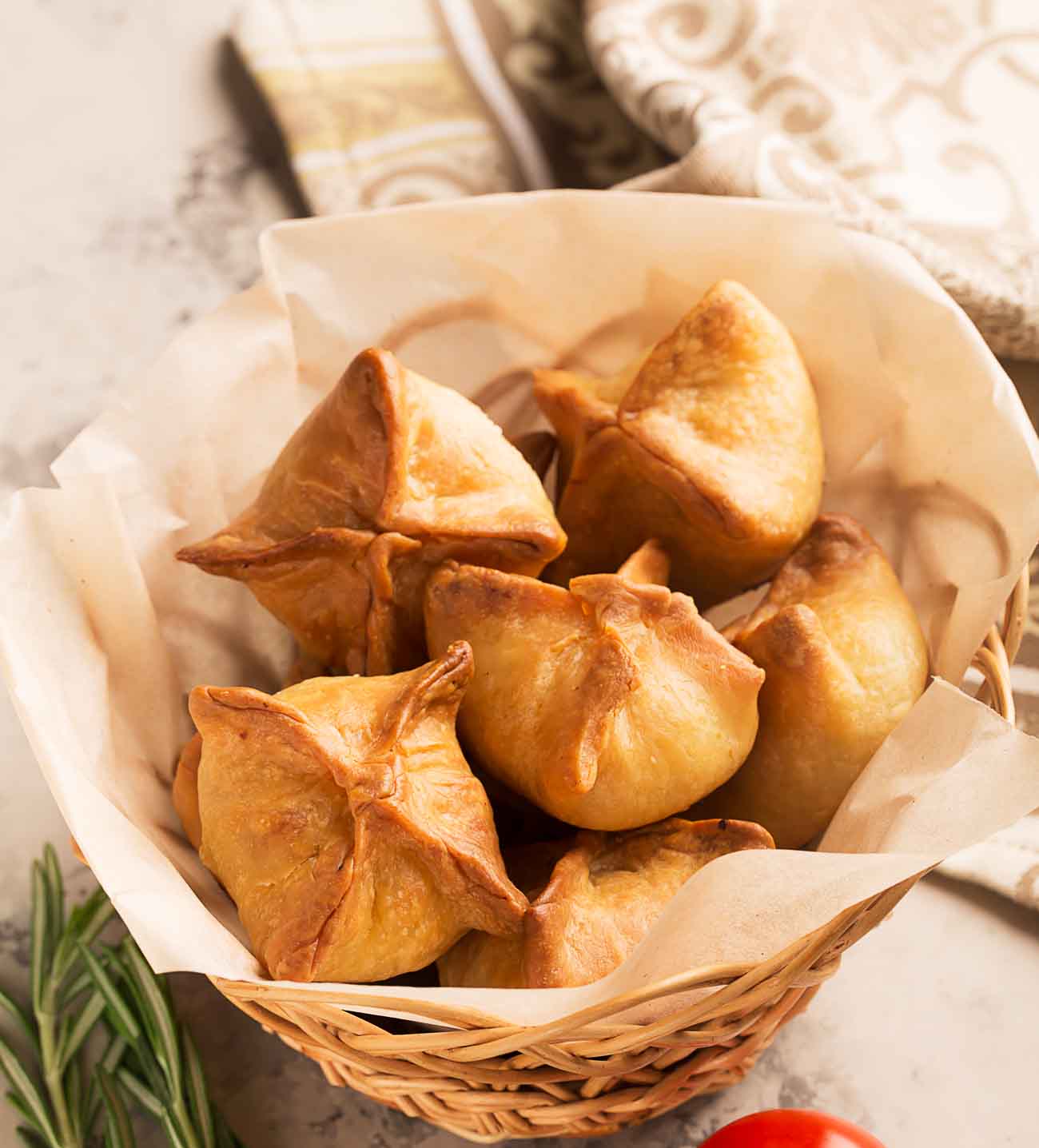 Vegetarian Chinese Samosa Recipe