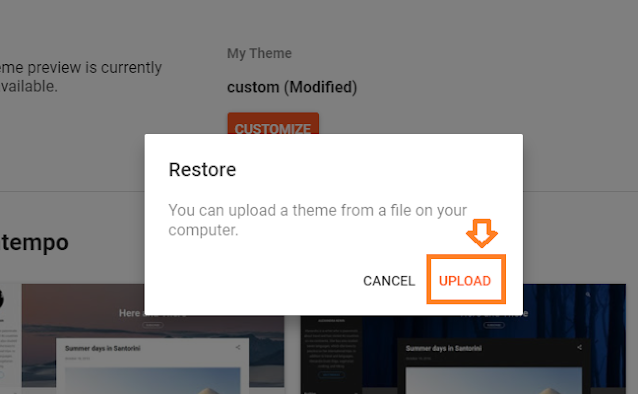How To Upload New Theme In Blogger - Step By Step