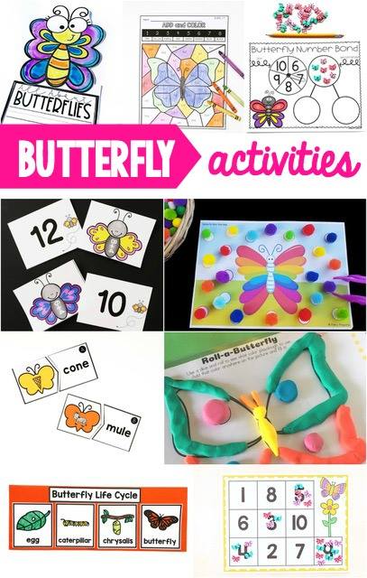 Free Butterfly Addition within 20 Matching Game | Sara J Creations