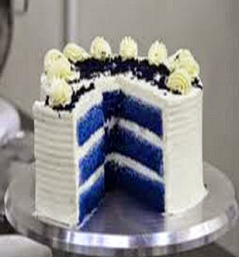 BLUE VELVETT CHEESE CAKE MENAWAN KALBU.. - Resepi Sheila Rusly