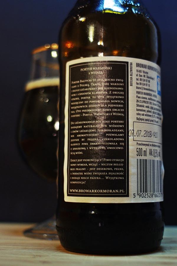 Piwa za żywa: Porter Warmiński z WIŚNIĄ, czyli jak robić piwo z sokiem