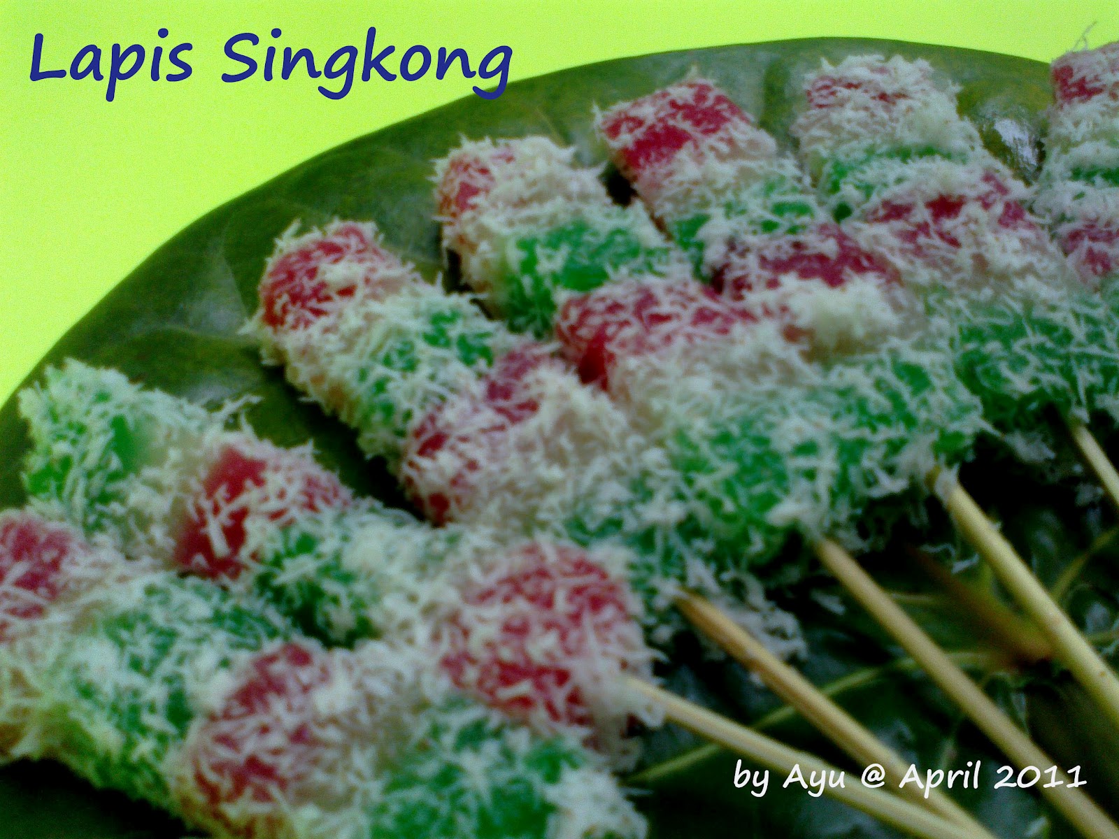 Dapurnya KedaiQue: Lapis singkong aka sentiling
