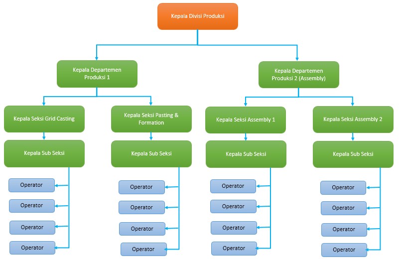 Biodata: Struktur Organisasi PT. CBI