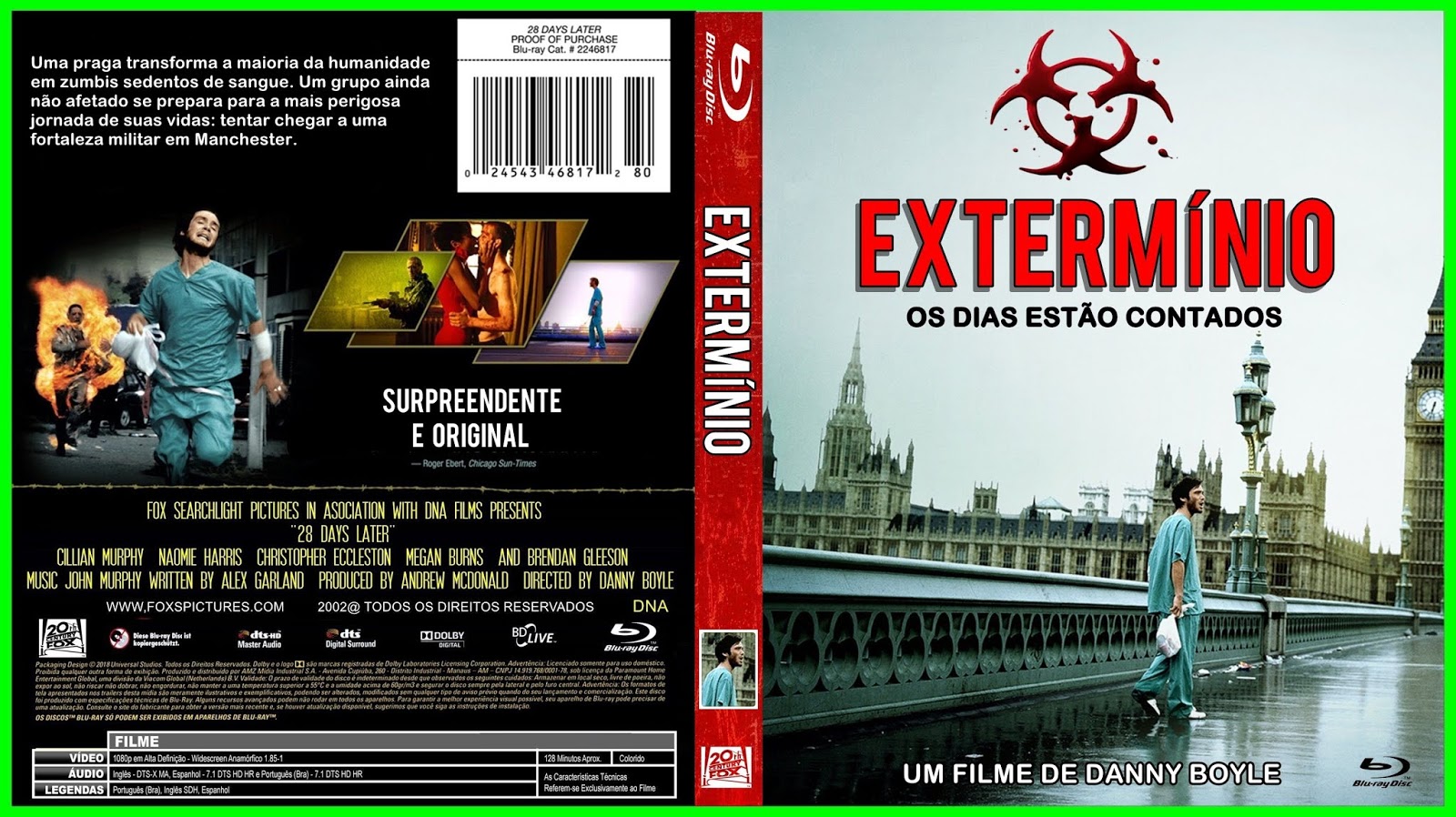 CAPAS DVD-R GRATIS: Extermínio (2002) - Blu Ray