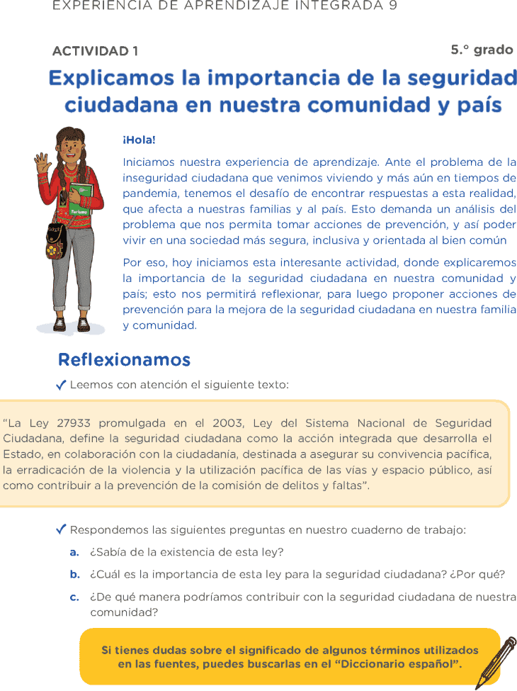 5TO ACTIVIDAD 1 EXPERIENCIA 9 DPCC APRENDO EN CASA QUINTO DE SECUNDARIA DESARROLLO PERSONAL ...