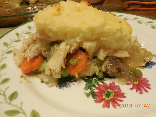 Recipes for Judys' Foodies: Amish Wedding Supper Chicken Pie!