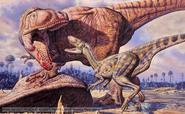 Life on Earth : Prehistoric animals.Dinosaurs :Geological time periods ...