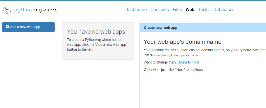 Deploying Flask Python di Pythonanywhere | Share to The World Deploying Flask Python di Pythonanywhere | Share to The World