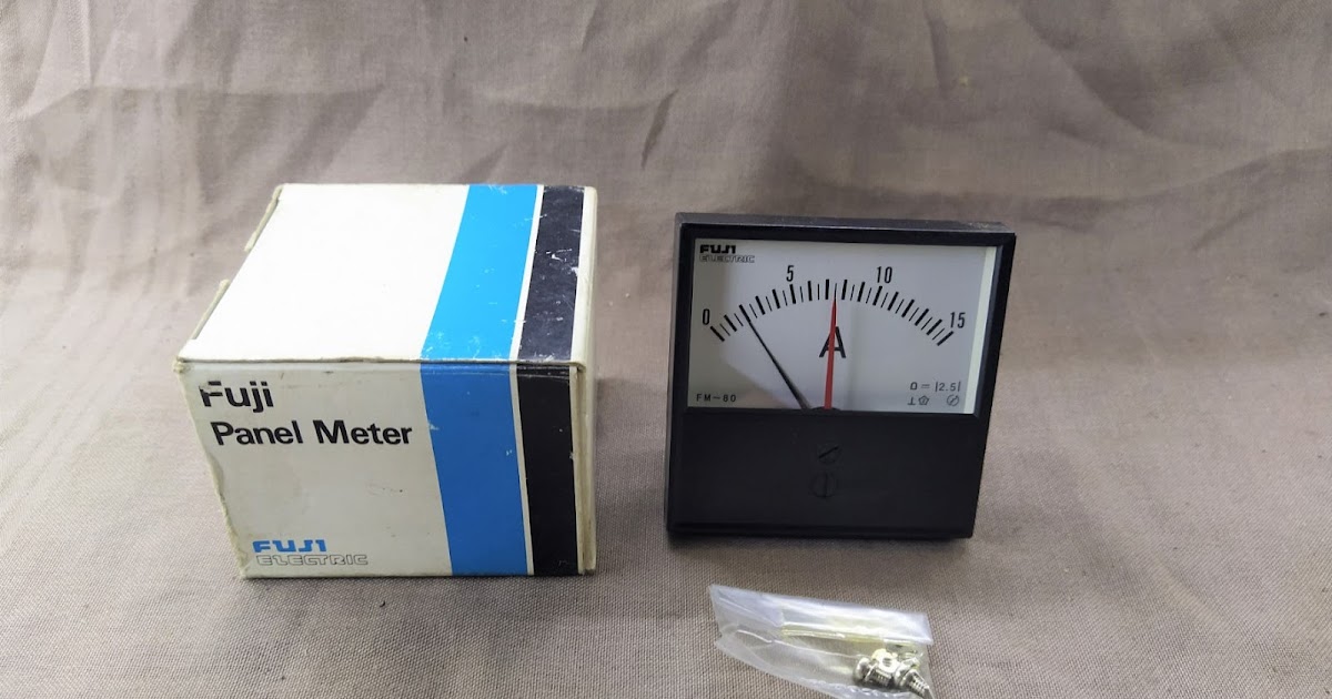 FUJI FM-80 AMPERE METER 1.5A 10V AMMETER