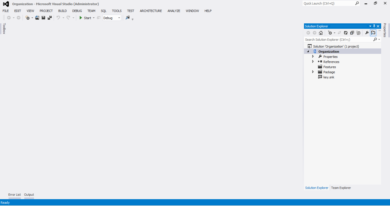 Things to share: Organization Structure in SharePoint using VisualStudio