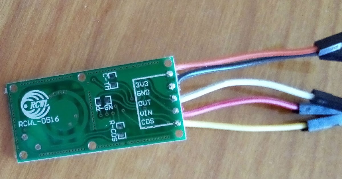 The Jeronimus.Net blog: Microwave Radar Sensor RCWL-0516 -2- (led)