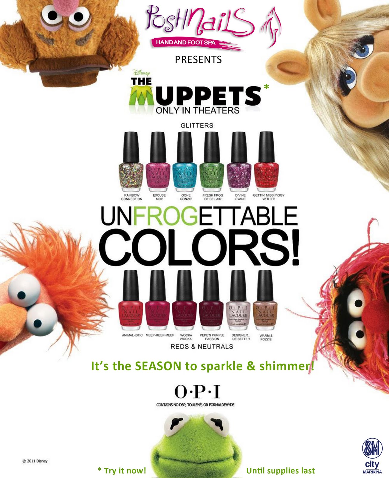Livin' the POSH Life: OPI Muppets Collection
