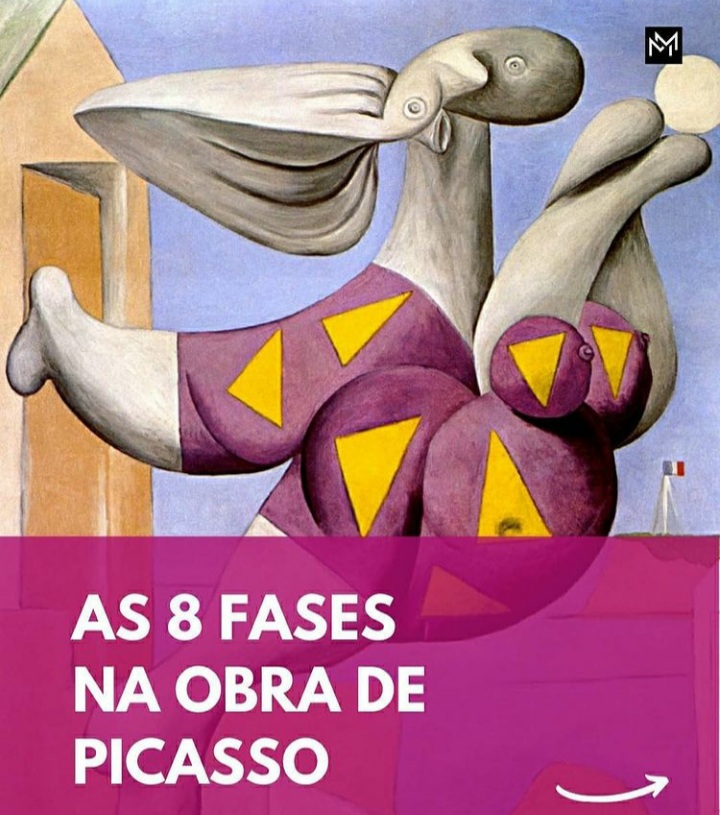 A GENTE É PROFESSOR # PROFESSORA NÉIA: Sobre as 8 Fases na Obra de Picasso