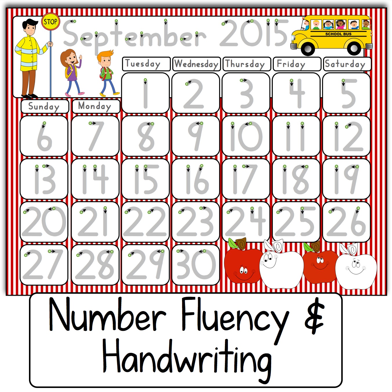 Capitals First! by Print Path: Using Calendars for Number Fluency and ...