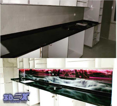 3D backsplash panel - the best solution for kitchen