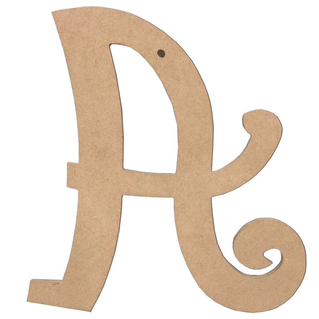 Cursive Wooden Letters ~ Thankyou Letter