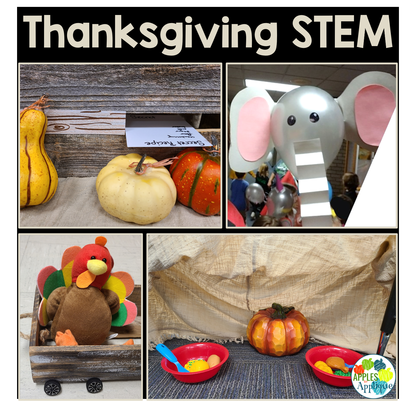 Apples to Applique: Thanksgiving Storybook STEM