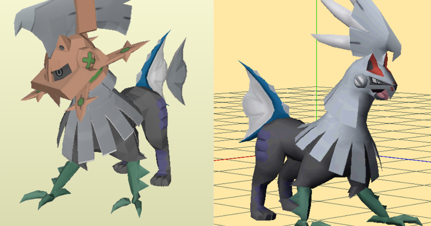 PaperPokés - Pokémon Papercraft: TYPE NULL & SILVALLY