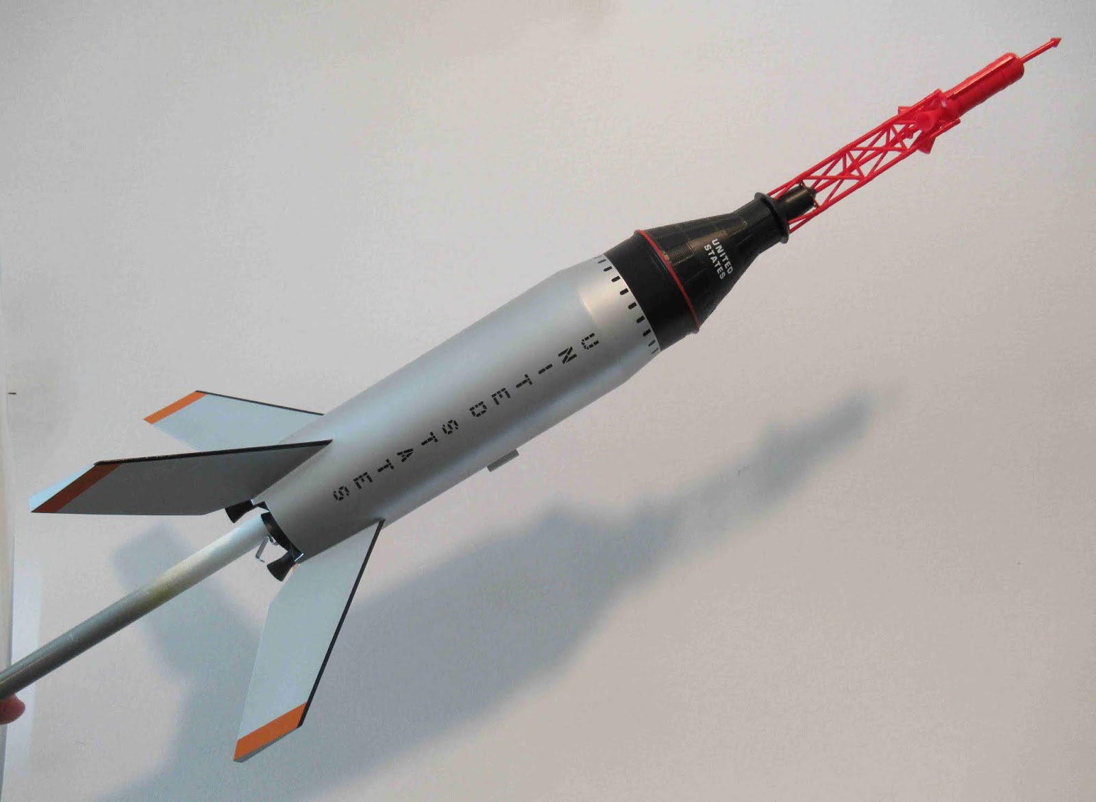 Model Rocket Building: Estes Little Joe 1, #7255, Build Finished