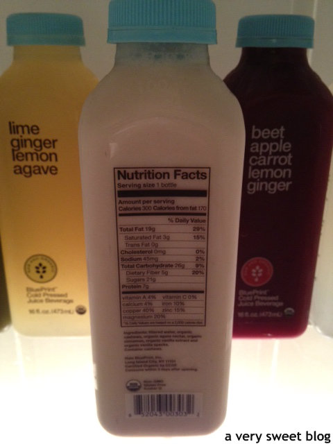 BluePrintJuice: Bottled Juice To Go | A Very Sweet Blog