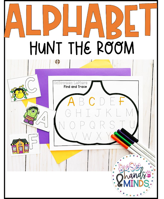 Alphabet Hunt the Room | Busy Hands and Minds