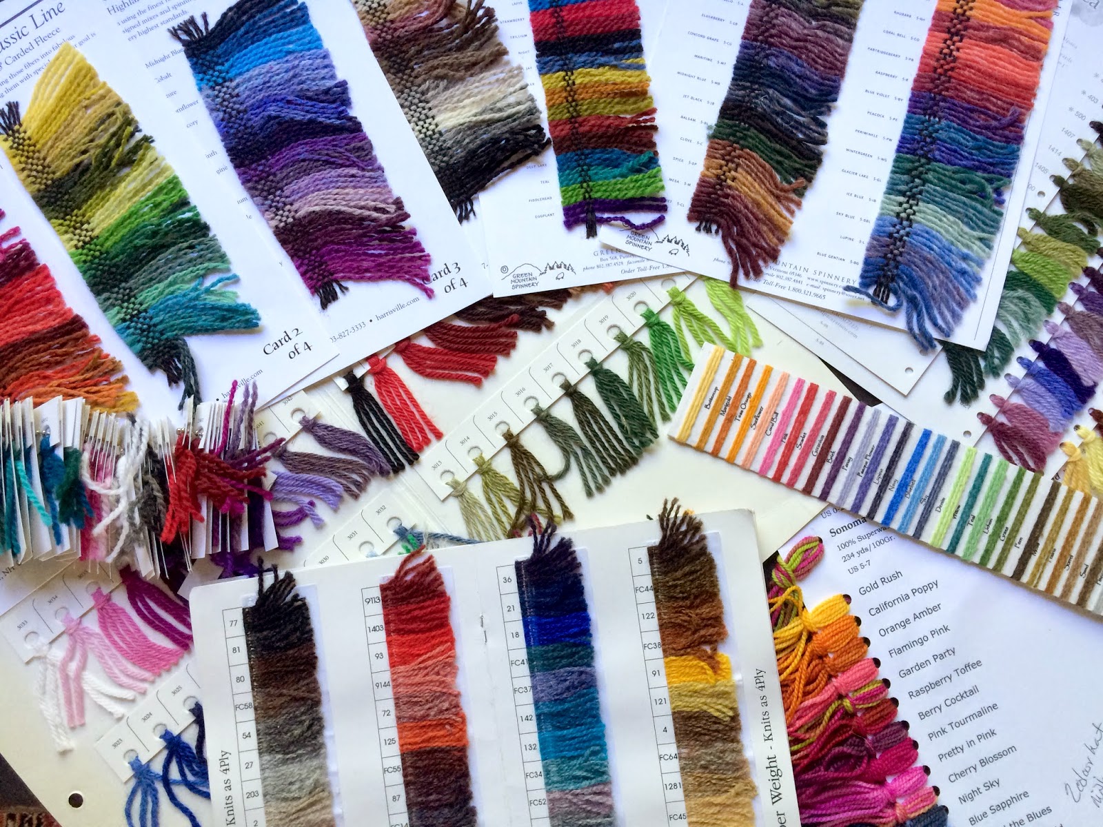 BKD Ramblings: Stranded Knitting: Post 2 - Yarns Used and Fabric Created