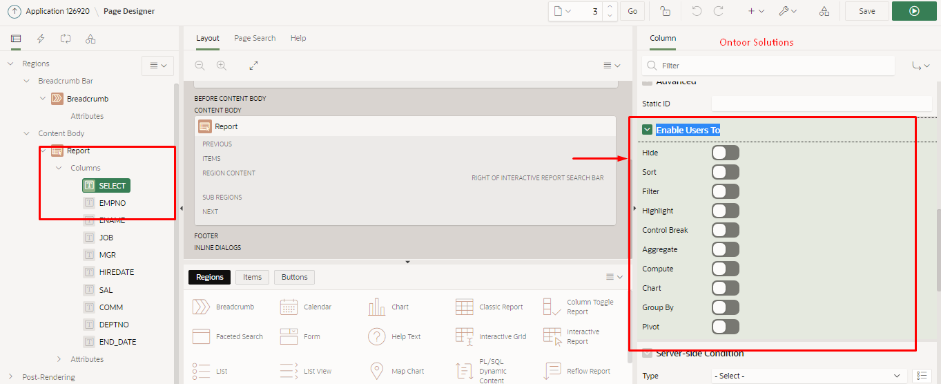 3 Ways To Select All Checkbox In Classic Or Interactive Report Oracle Apex Ontoor Solutions