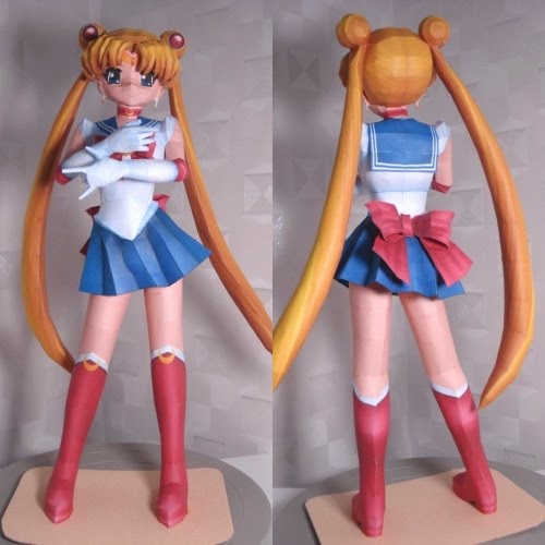 Sailor Moon Paper Model | Paperized Crafts