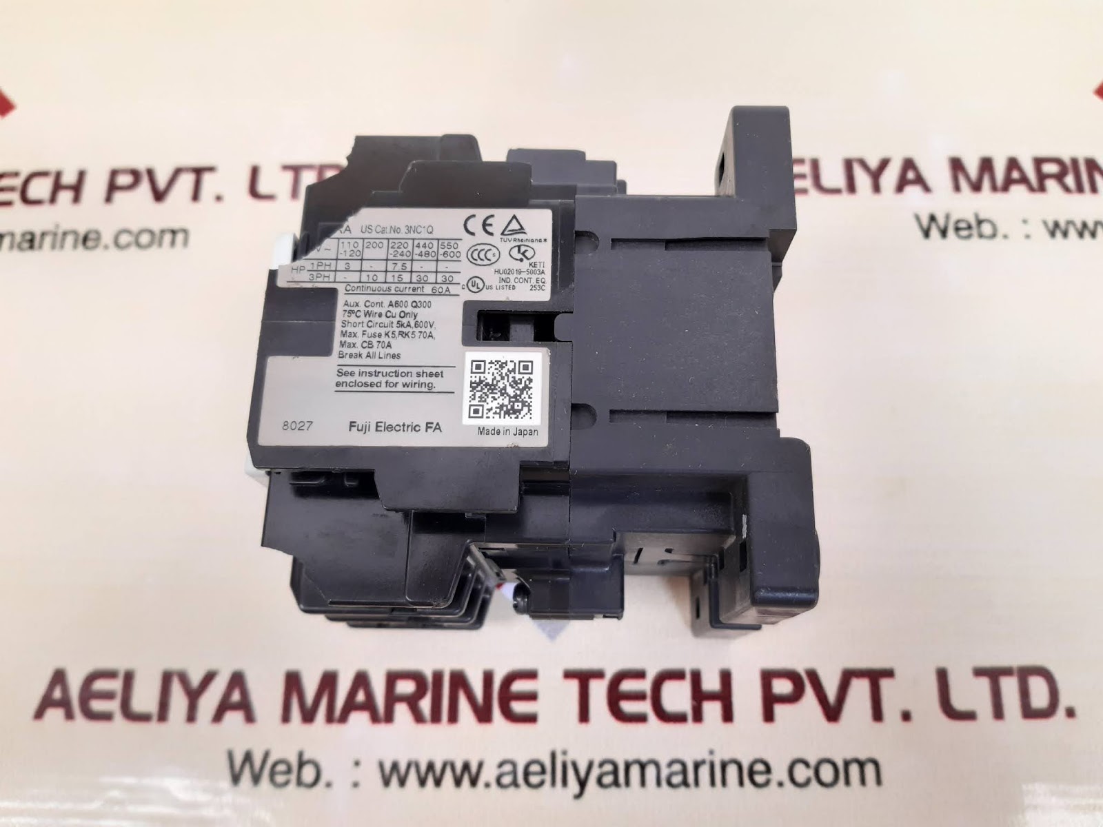 FUJI ELECTRIC 3NC1Q THERMAL OVERLOAD RELAY SC35BAA - Aeliya Marine