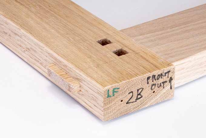 Projects & Related Things: FLW Cabinet - #17 Faux Tenons, Staining Back ...