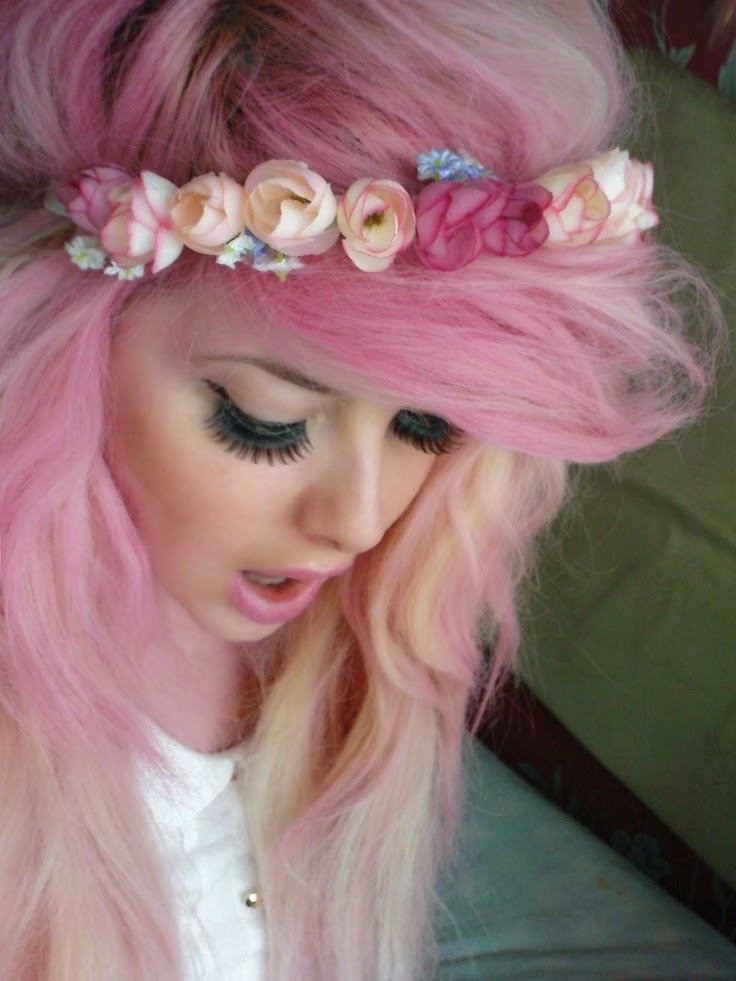 Fotos de Perfil: Mais Meninas de Cabelo Rosa