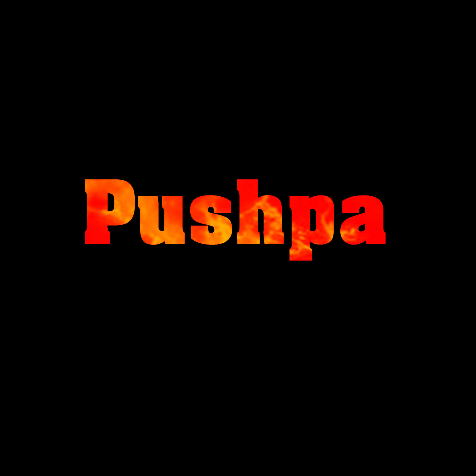 Pushpa Movie Text PNG HD Free Stock For Editing